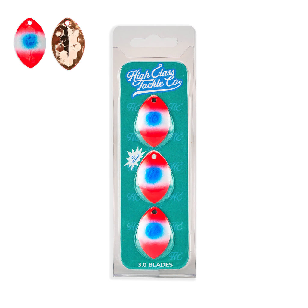 'Capt. Gatchet' High Class 3.0 Blades (3-Pack) – High Class Tackle Co.®